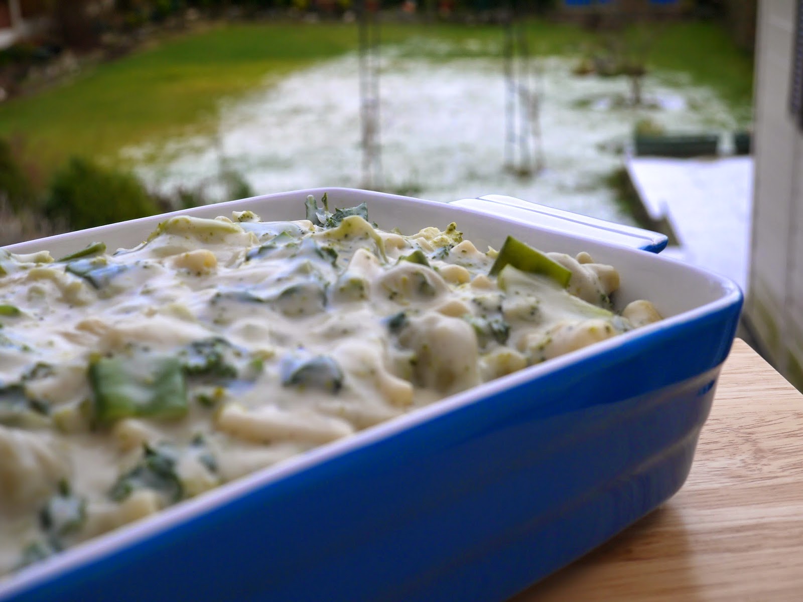 This Muslim Girl Bakes: Green Macaroni Cheese.