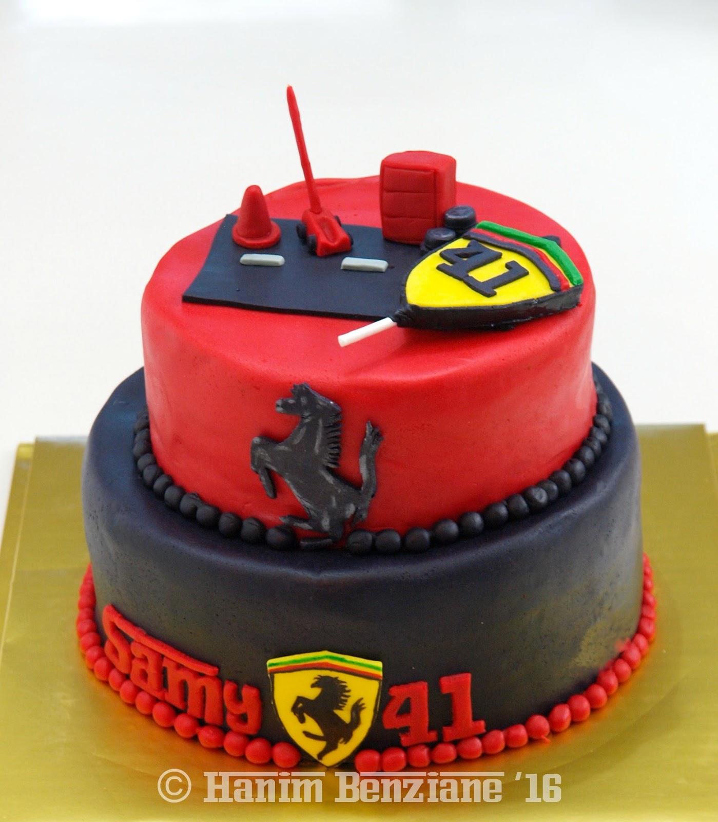 Ferrari Themed Cake