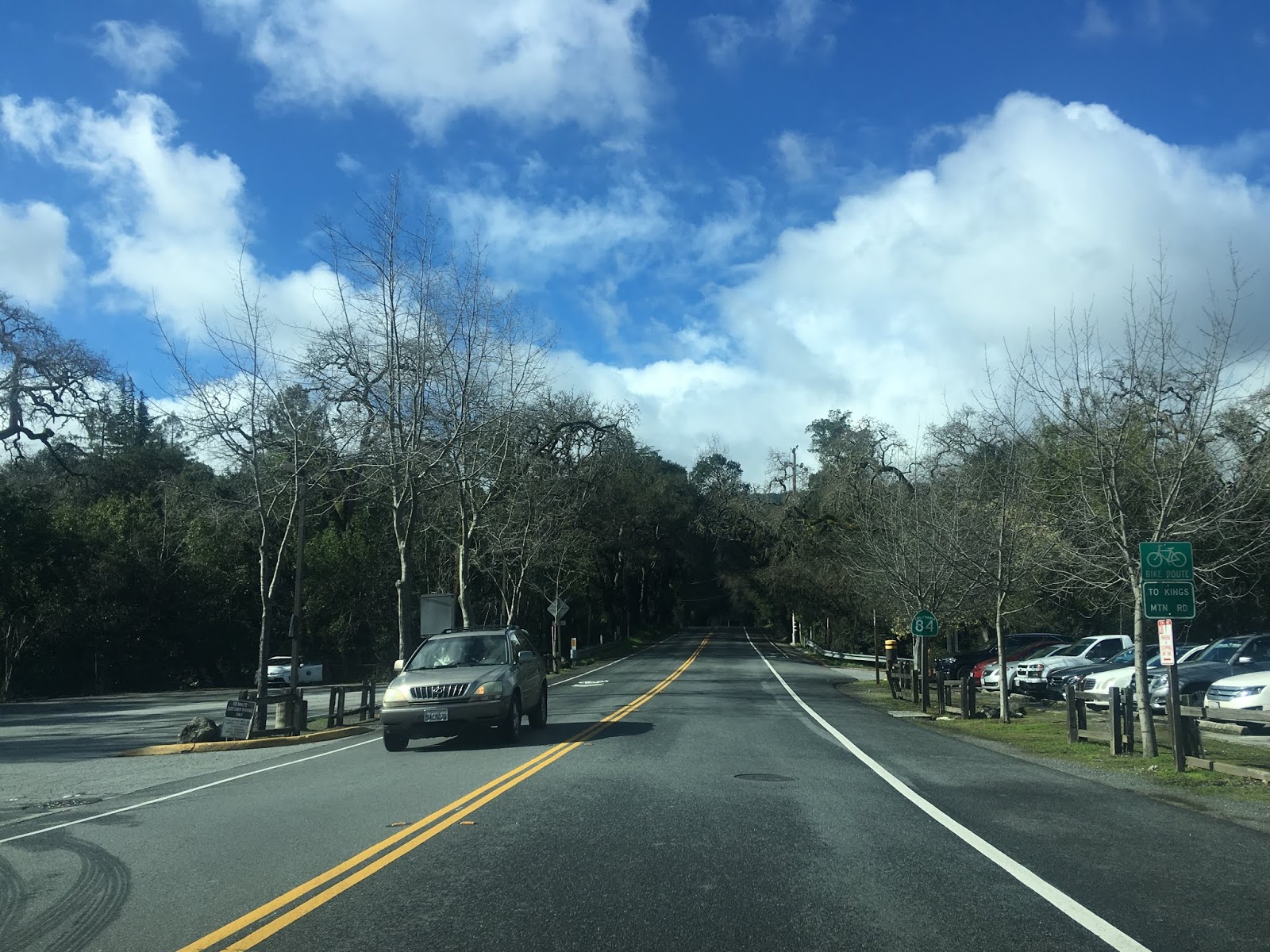 California State Route 84 over the Santa Cruz Mountains from I-280 west ...