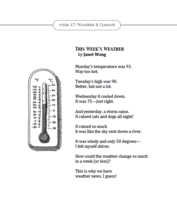 Poetry for Children: Science Poetry: Student Editions