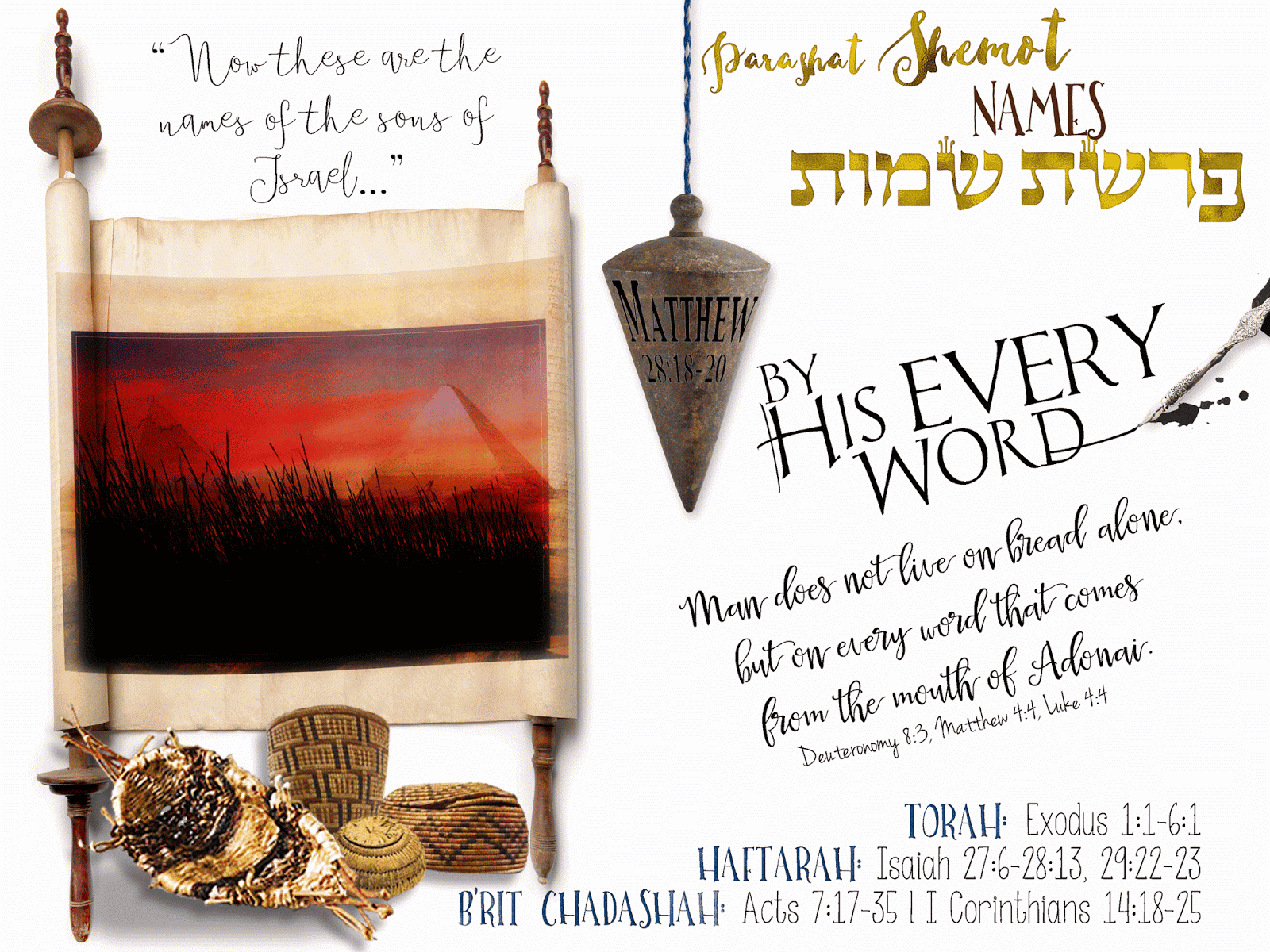 By His EVERY Word: Holy Ground | Parashat Shemot | By His EVERY Word