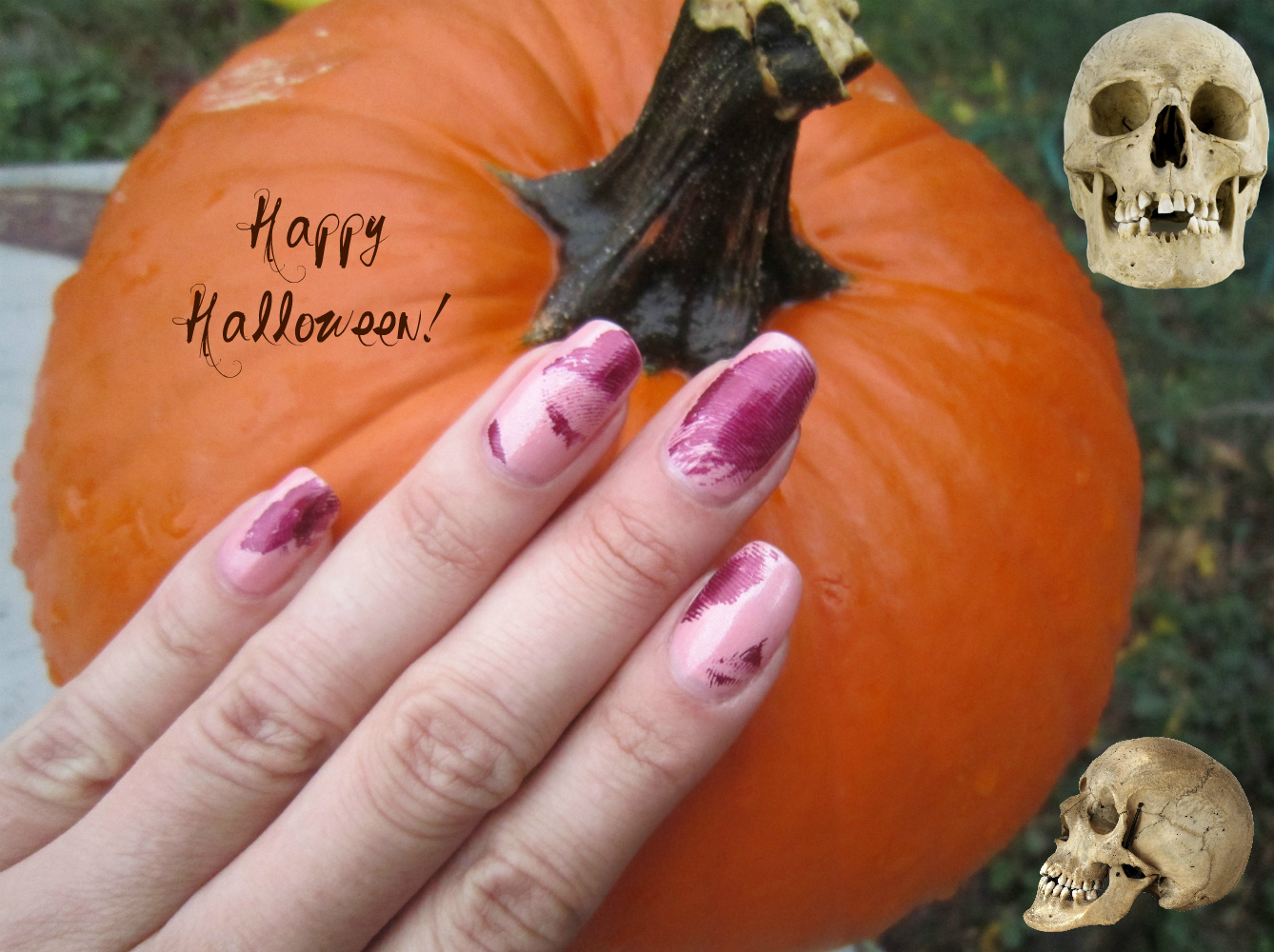 Bloody Fingerprint Nails