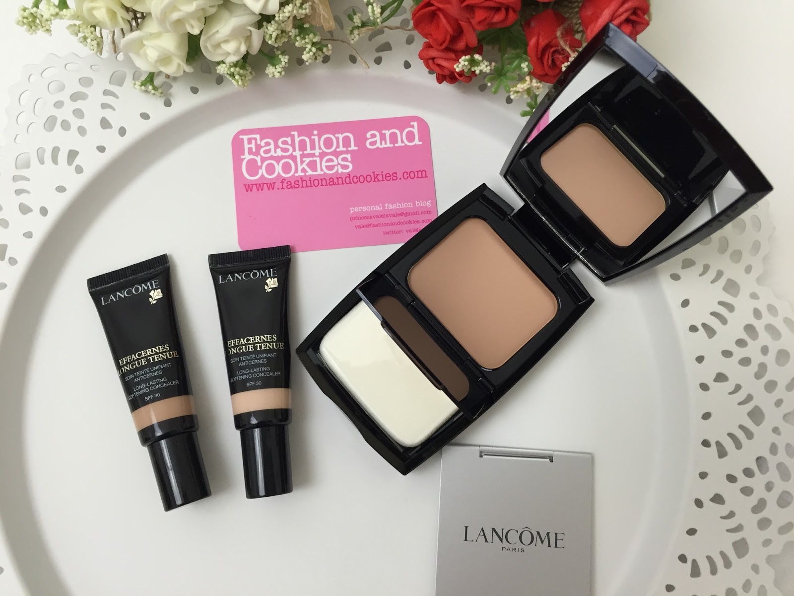 Lancôme Effacernes Longue Tenue concealer and Teint Idole Ultra Compact ...