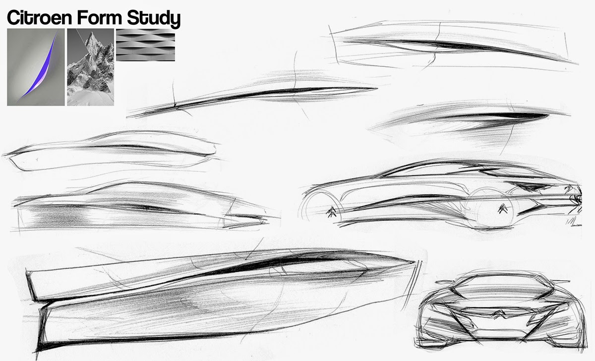 SLOTHINATOR'S DESIGN: Citroen Form Study