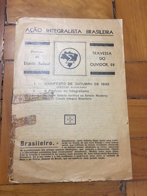 História do Partido de Representação Popular.: "Acervo Integralista no ...