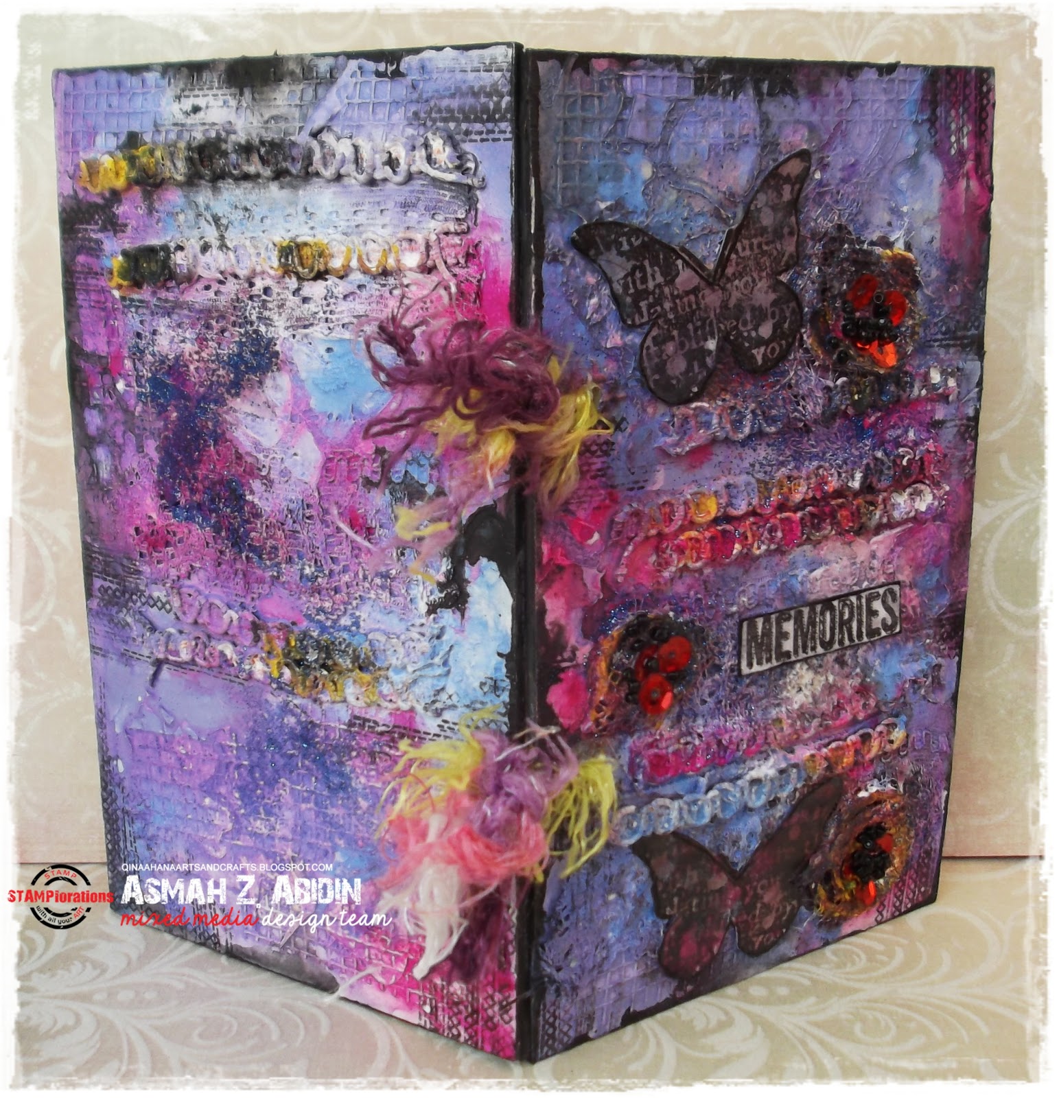 ARTplorations: MINI ALBUM COVERS tutorial by Asmah
