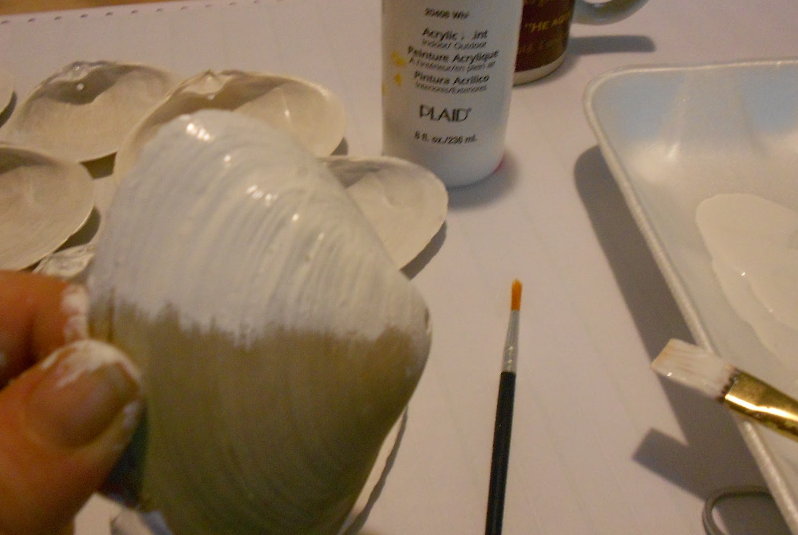 1022 Sea Shell Ave: The Process of Hand Painting Sea Shells