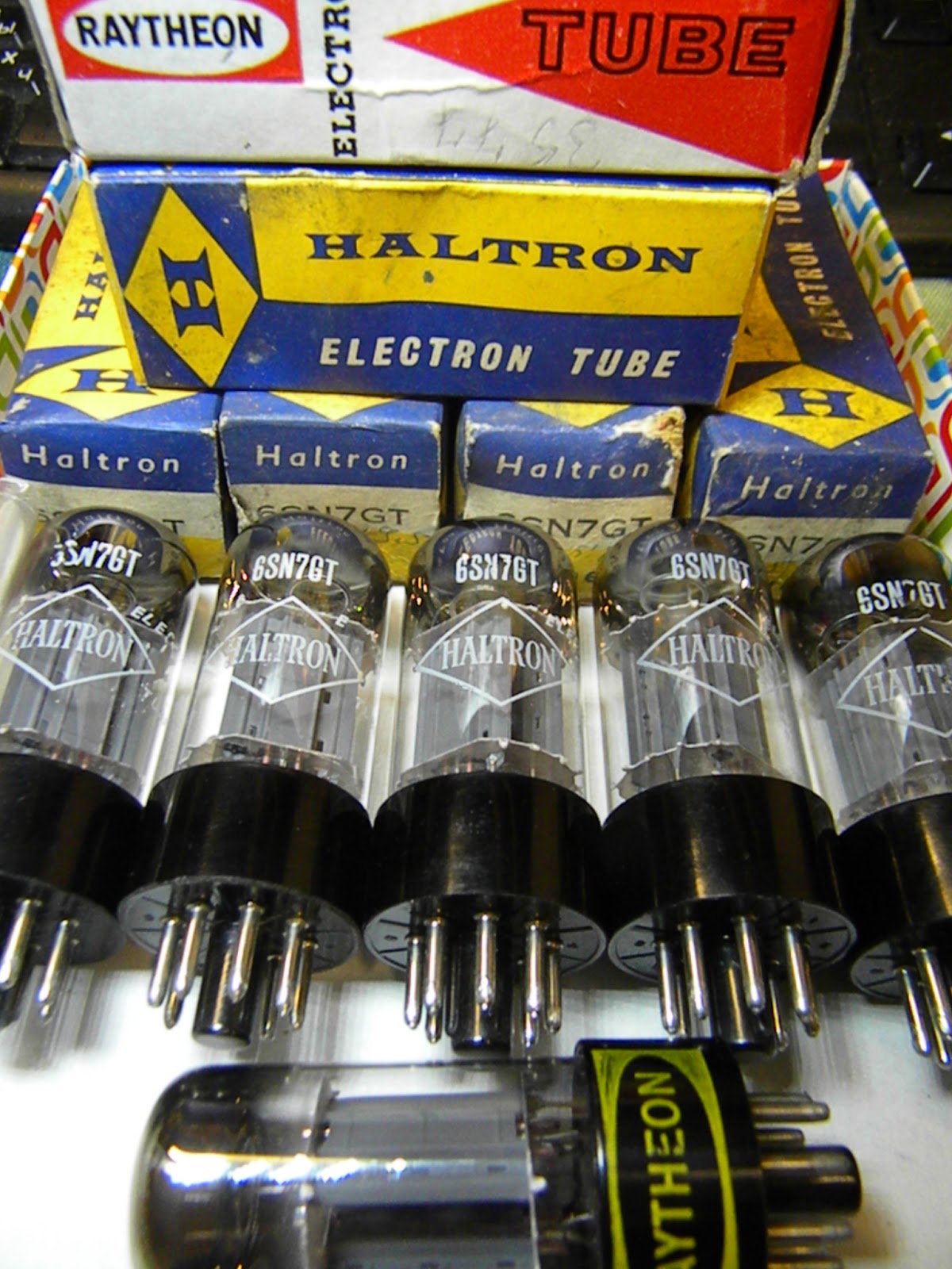 NOS Tube Store: HALTRON 6SN7GTB by Toshiba