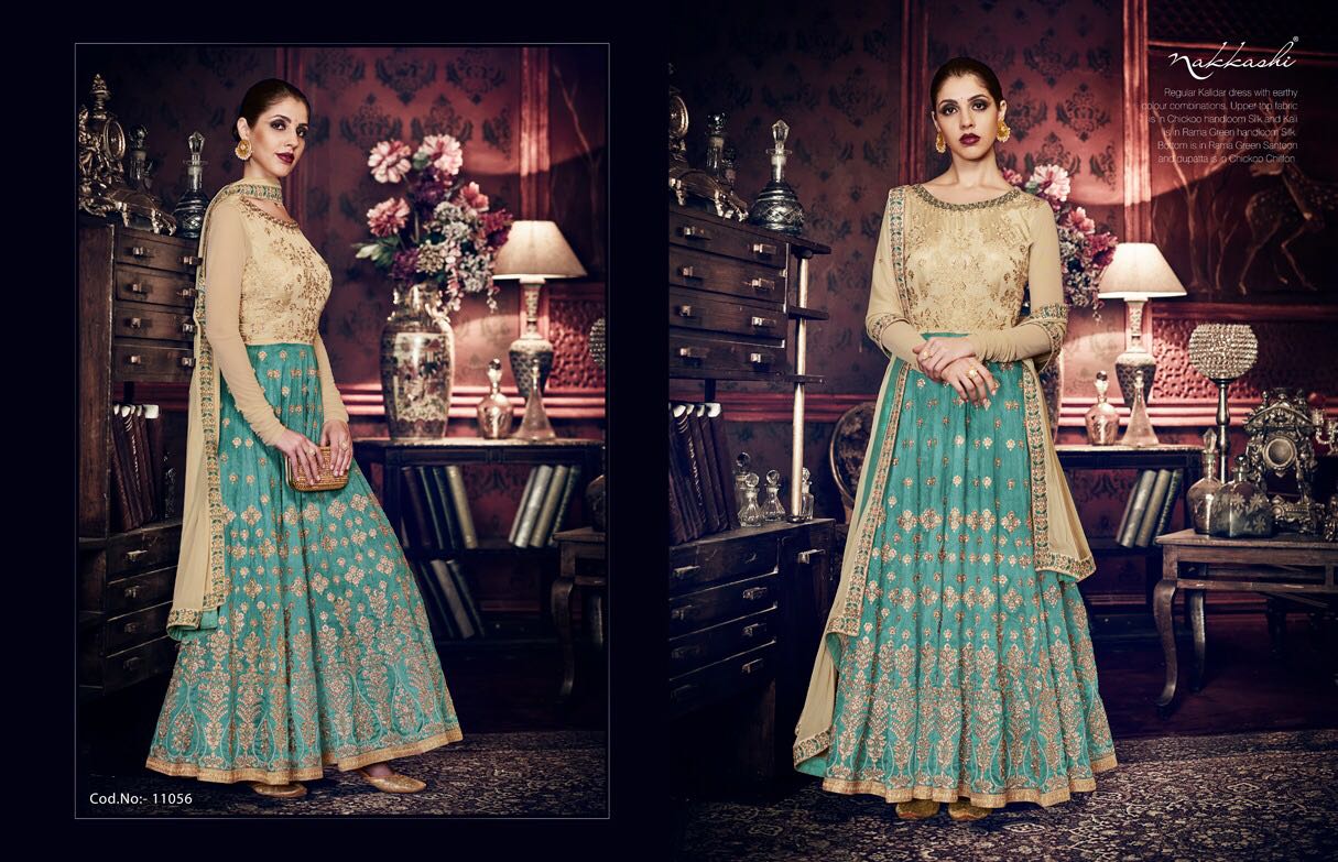 EXCLUSIVE COLLECTION BY NAKKASHI DESIGNER PARTY WEAR SALWAR SUIT ...