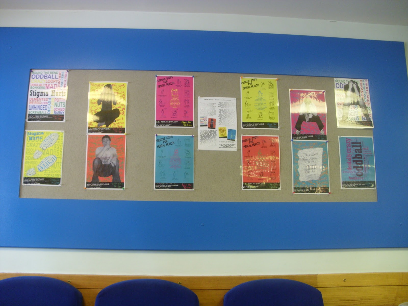 LJT Graphic Design: My first Mental Health NHS Display