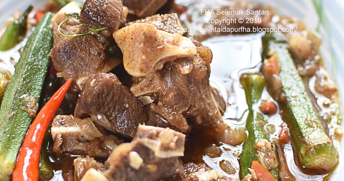 BAMYA PAHA KAMBING ...egyptian food and recipes - FHA Selemak Santan