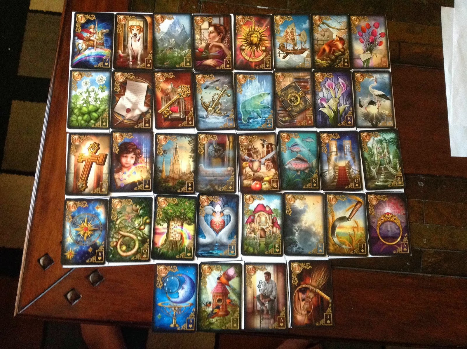 First Earth Tarot: Making a Grand Tableau Mat