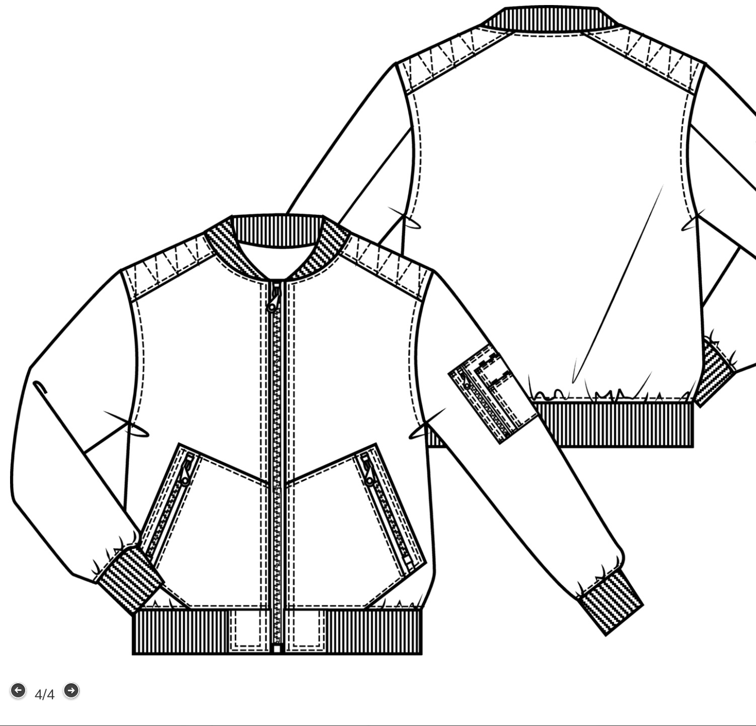 Foxgloves and thimbles: Sewing for men: a bomber jacket