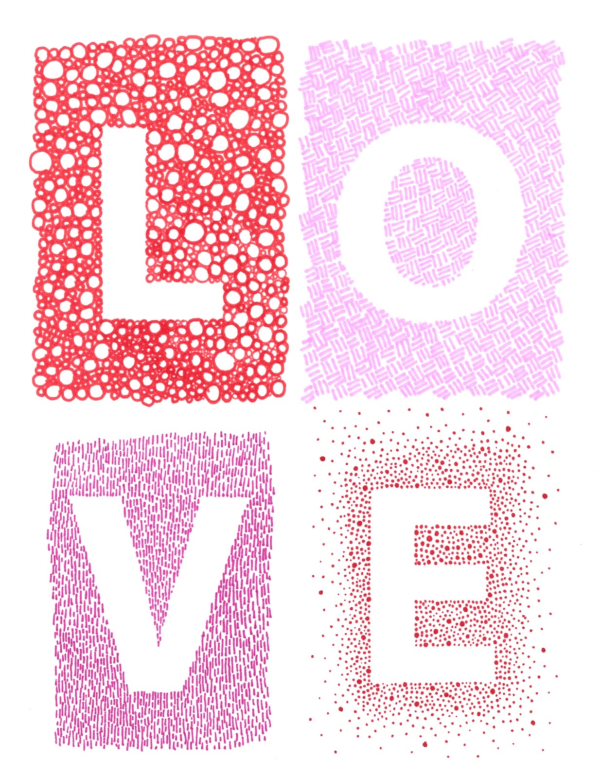 Tracy/Design Lab 443: Free LOVE print