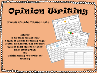 Wacky West - Teacher Blog: First Grade Opinion Writing