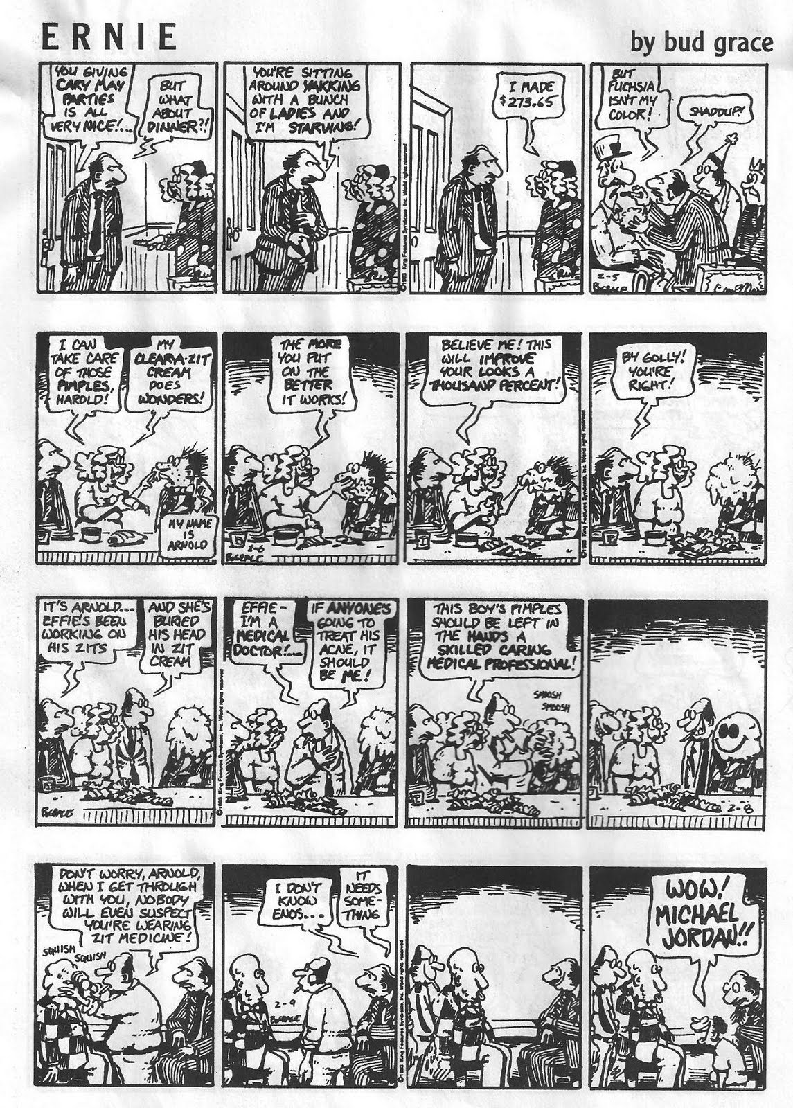 Sunday Comics Debt: Collection Request: Ernie / Piranha Club