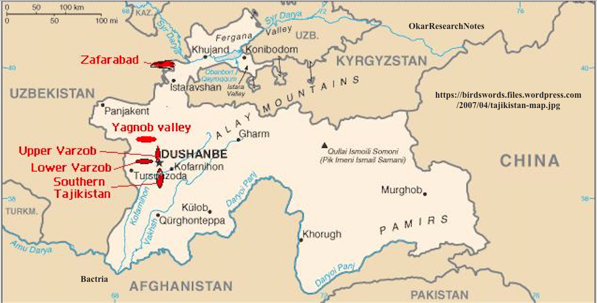 Okar Research: Yagnobi Sogdian, Ancient Tagzig and the Yaghnob Valley