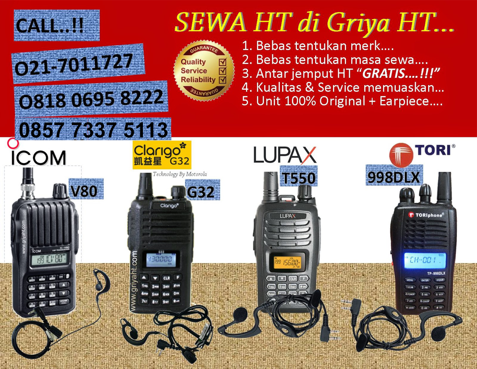 Sewa HT JAKARTA TANGERANG BEKASI DEPOK dan Sekitarnya | Sewa HT Jakarta ...