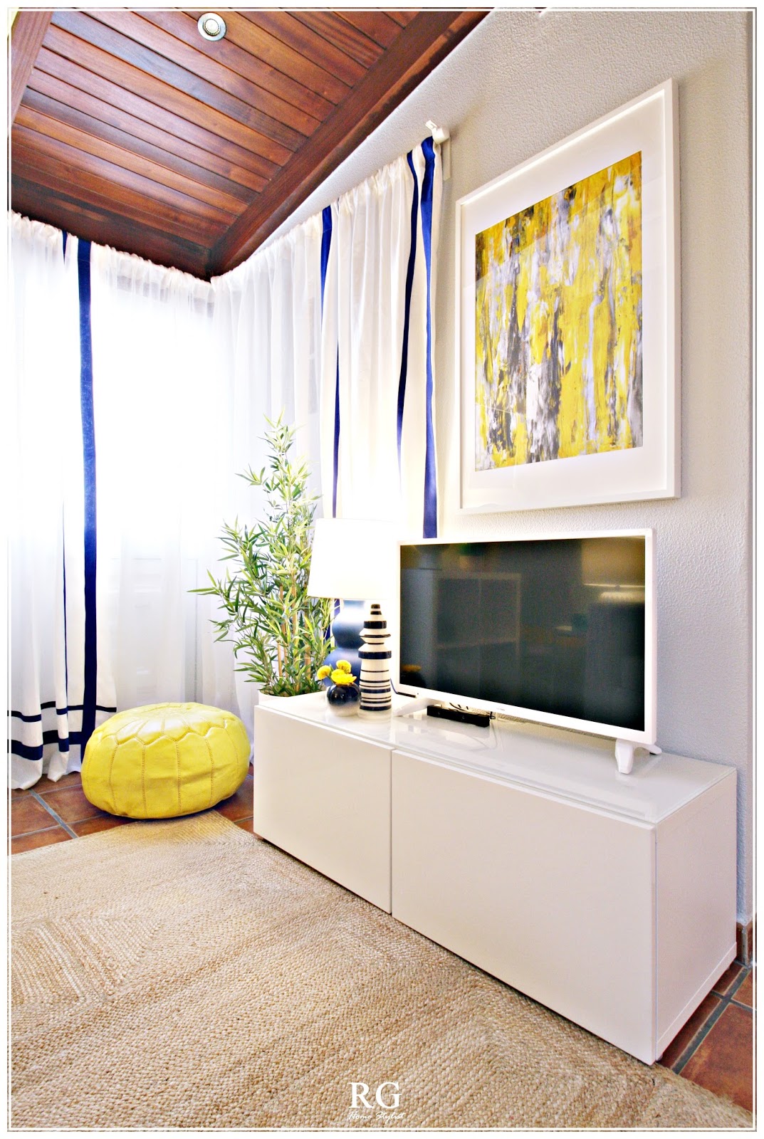 Rodolfo Galvão Home Stylist: Projeto - The White and Yellow game room