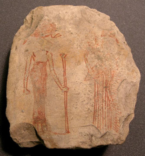 A · K · ....: Ostraca egipcios