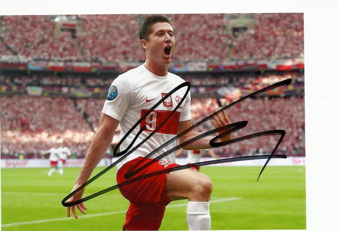 autografy Klaudii: Robert Lewandowski