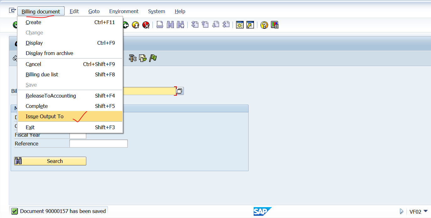 Techsap Creating A New Billing Output Type And Assigning It To The Output Determination