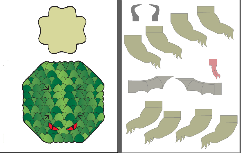 Skyline High School Graphic Design 1: 3D Monster