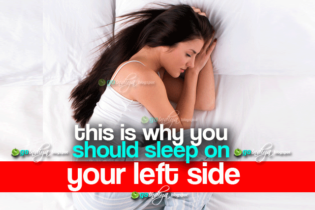 This Is Why You Should Sleep on Your Left Side! - Natural Home Remedies ...