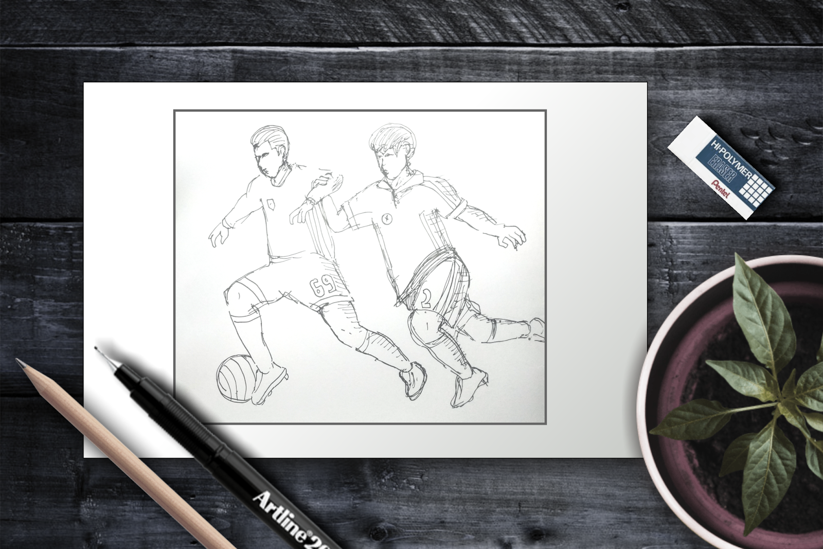 Sketsa Futsal - ashfa22 BLOG