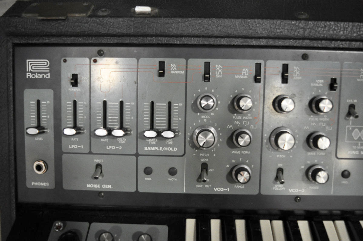 MATRIXSYNTH: Overhauled Roland SH-5 Keyboard Synthesizer w/Hard Case