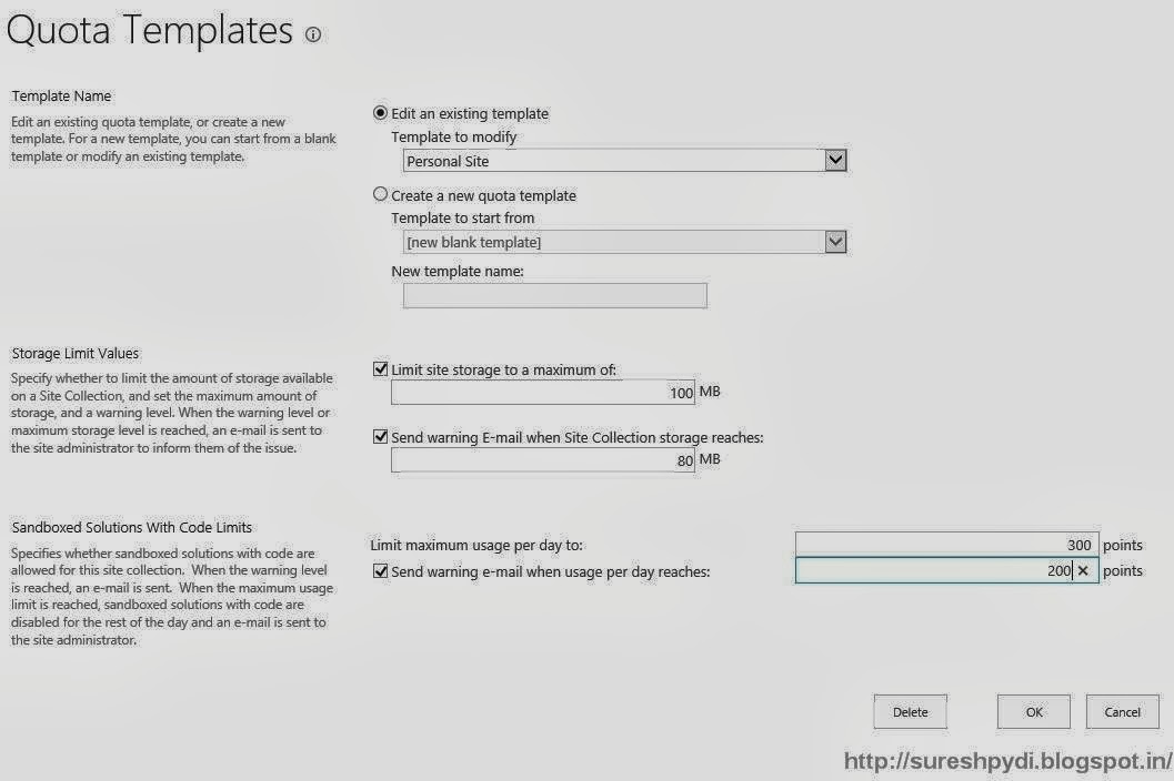 SharePoint – Back to basics - Quotas and locks in SharePoint - Things ...