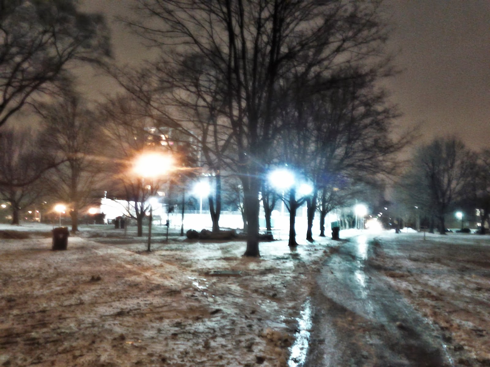 Toronto things: Toronto Pictures: Dufferin Grove park at night