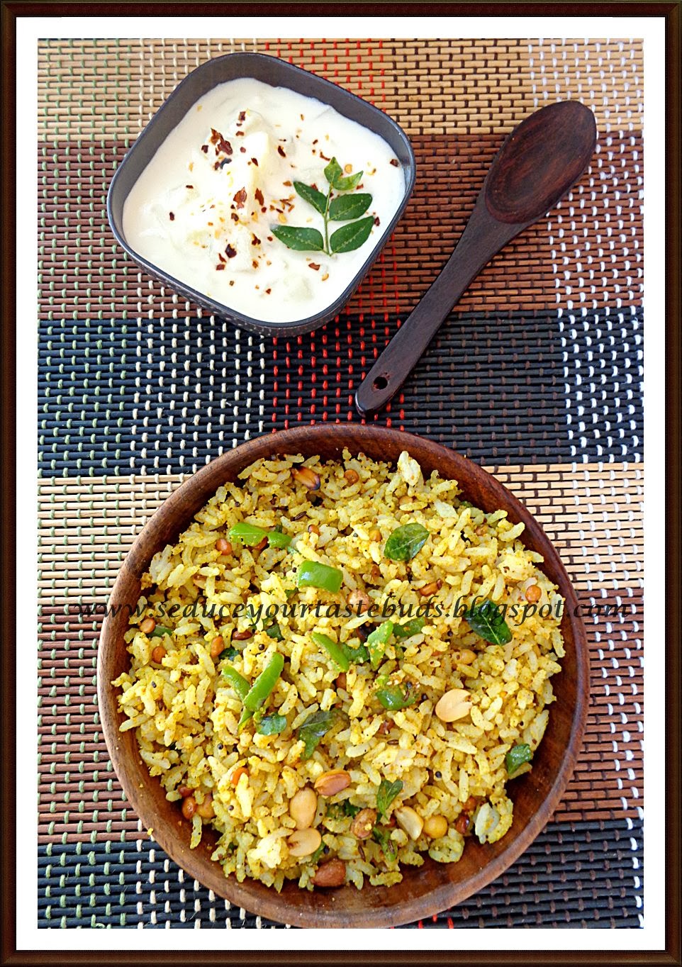 Bell Pepper (Capsicum) Rice with Homemade Vegetable Rice Powder Mix ...