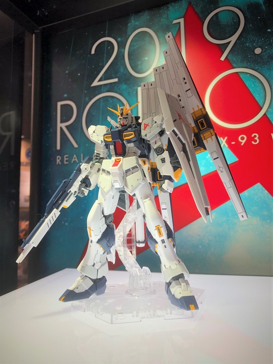 RG 1/144 nu Gundam Exhibited at the Gundam Base Tokyo