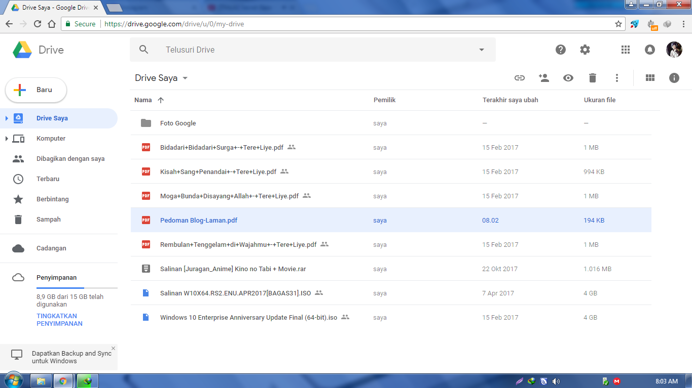 Cara Upload File ke Google Drive