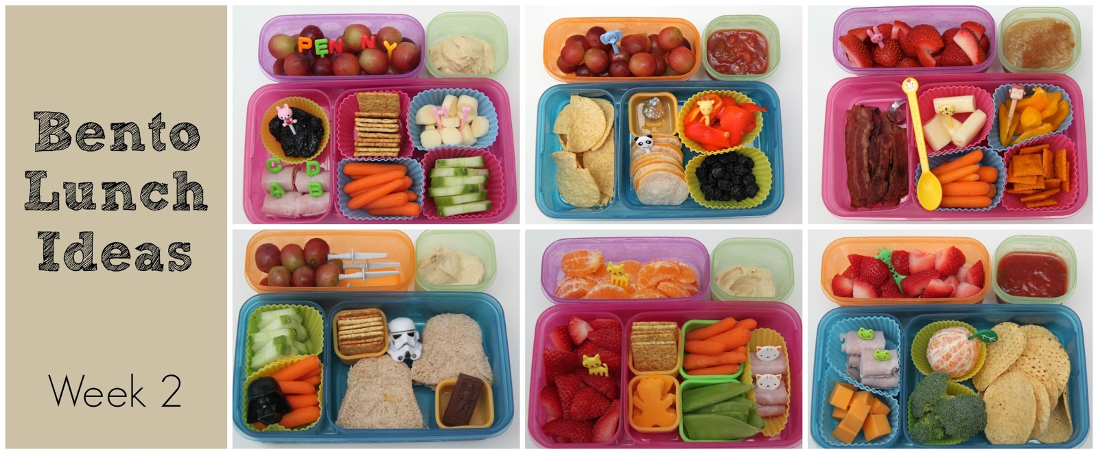Bento Lunch Ideas: Week 2 - Smashed Peas & Carrots