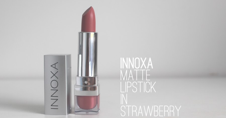 INNOXA | Summer Matte Lipstick in Strawberry - Review + Swatch ...