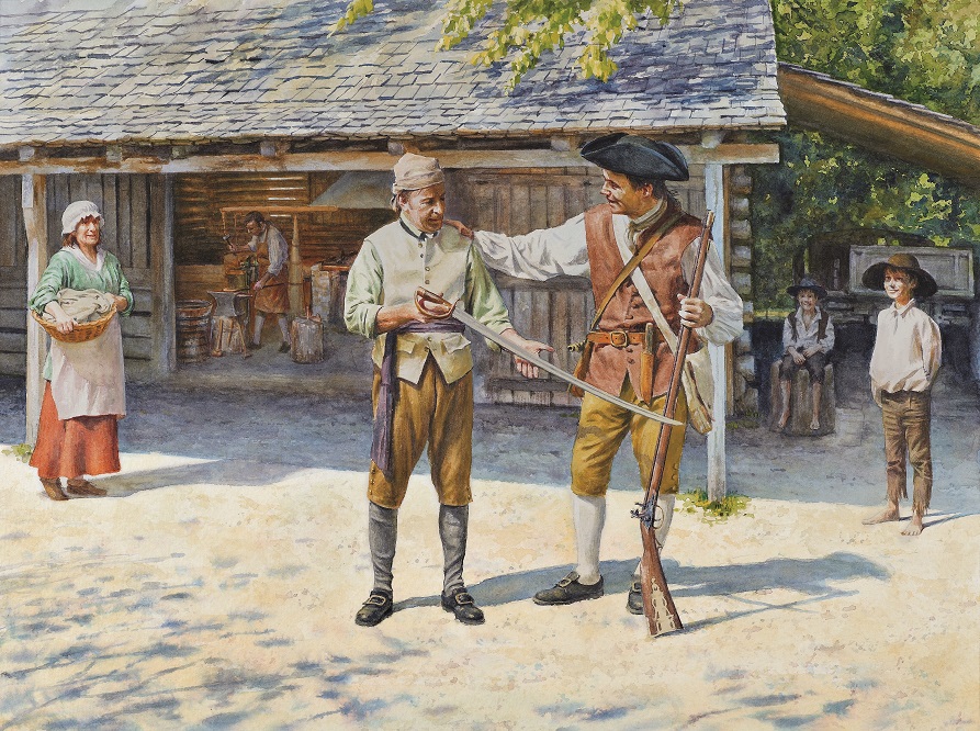 A Woodsrunner's Diary: 18th Century Firelock Drill. Video.