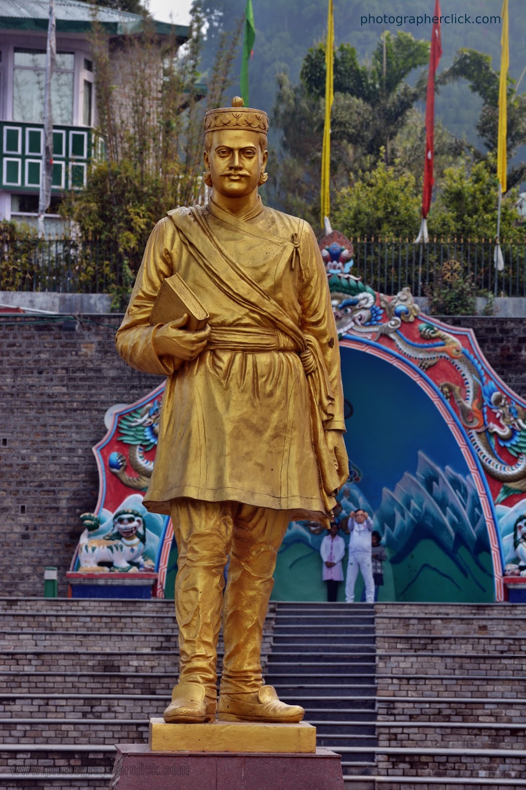 Statue of Bhanubhakta Acharya at Darjeeling Mall Chowrasta