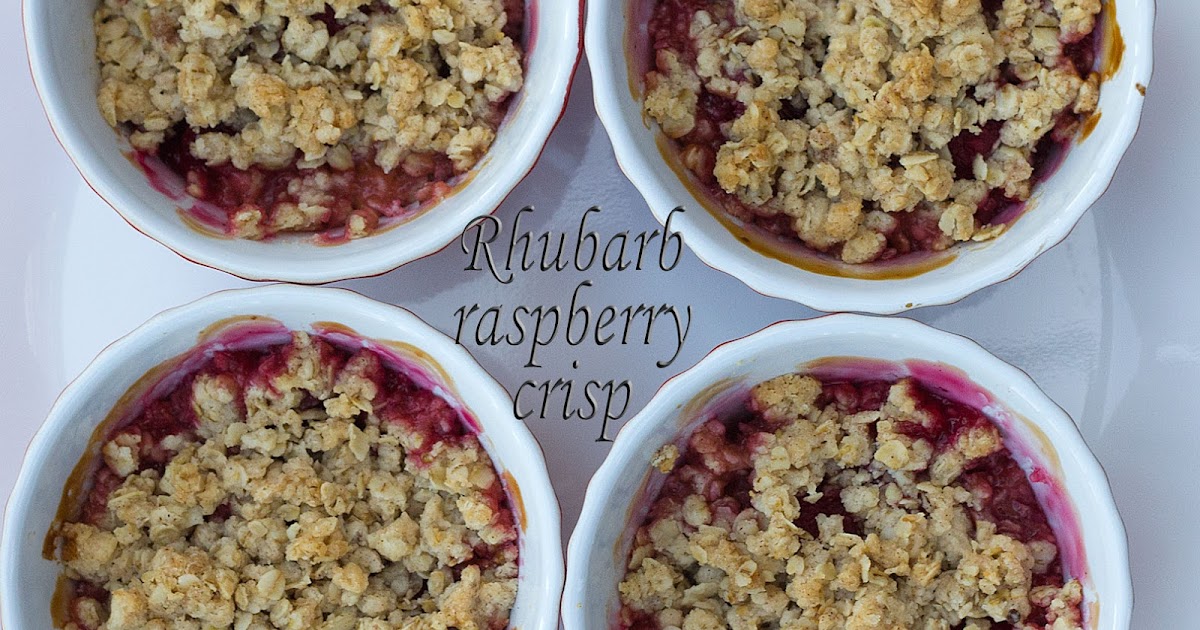 fabulous fridays: Rhubarb Raspberry Crisp