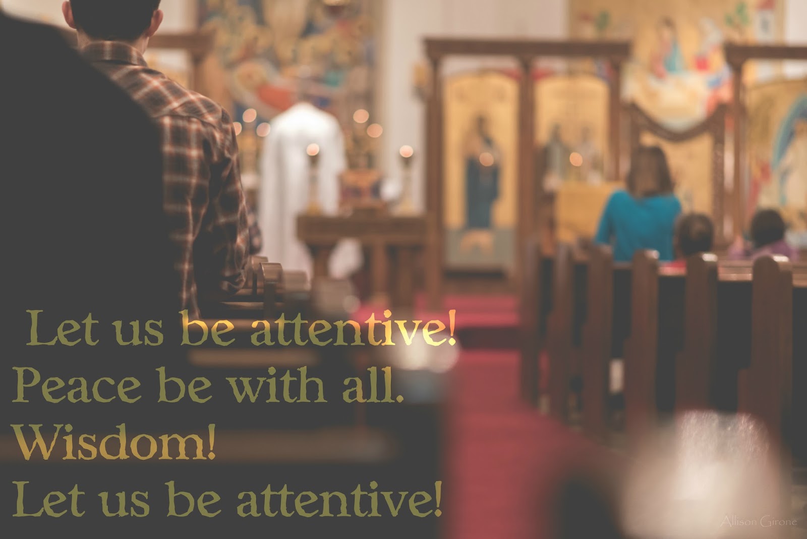 Byzantine Divine Liturgy - 16 Images & Video from St. Mary's, Weirton ...