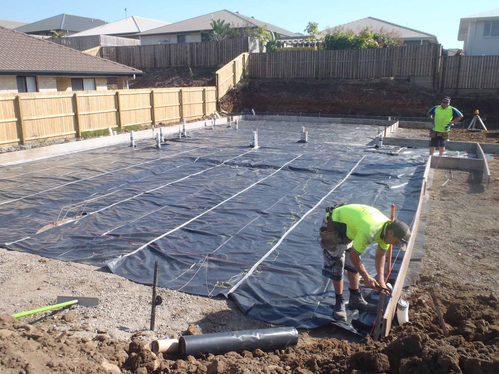 Our Metricon Como: Slab Prep