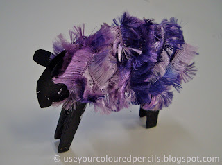Use Your Coloured Pencils: Sheep