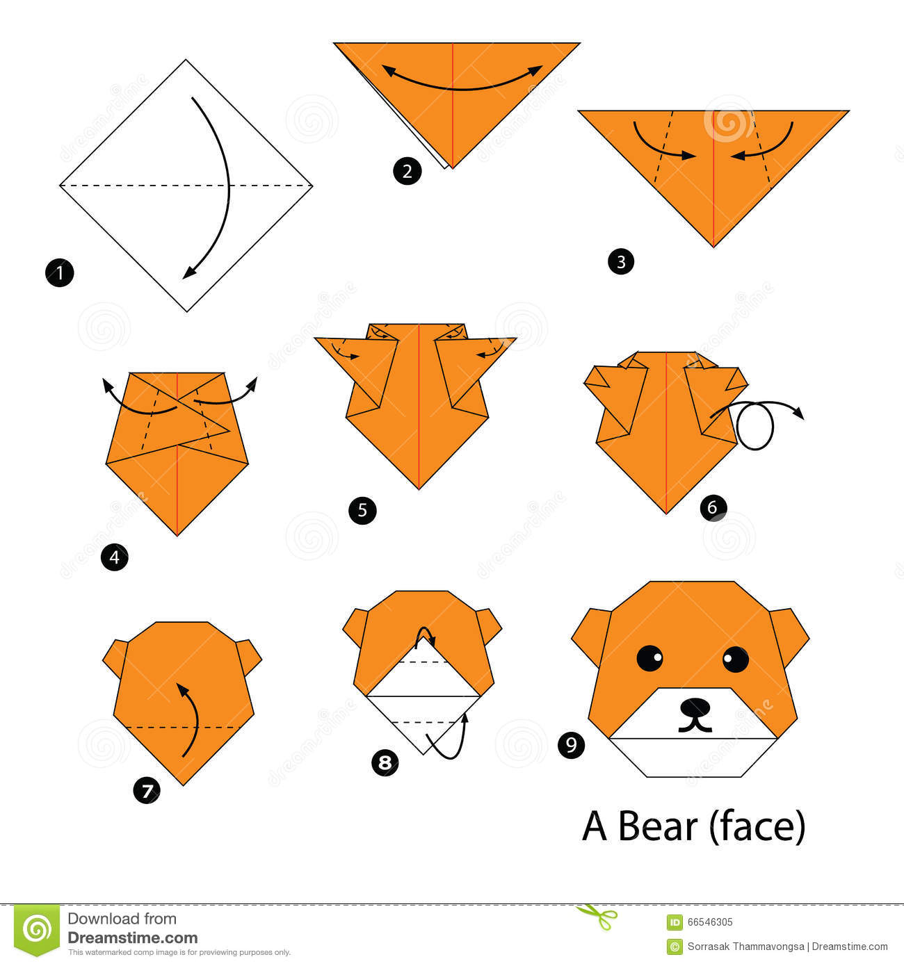 Let's Make Origami Animals Face
