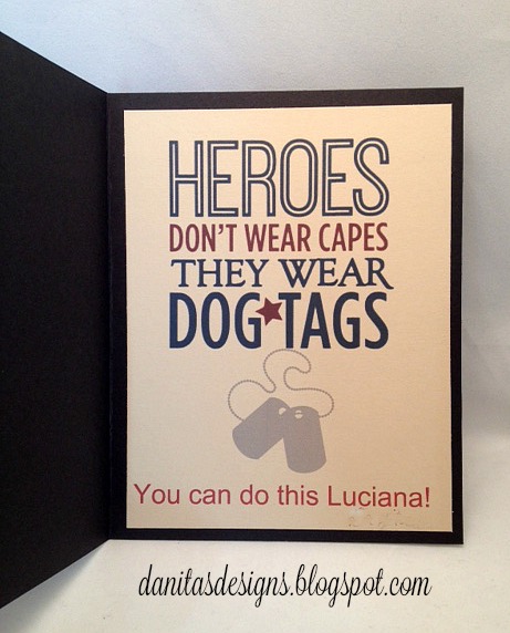 Danita's Designs!!! : Boot Camp Card