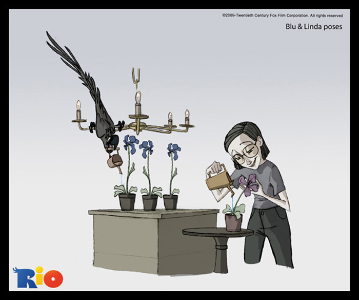 Living Lines Library: Rio (2011) - Character Design