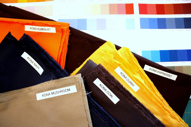 A Quilter's Table: Labeling Solid Fabrics