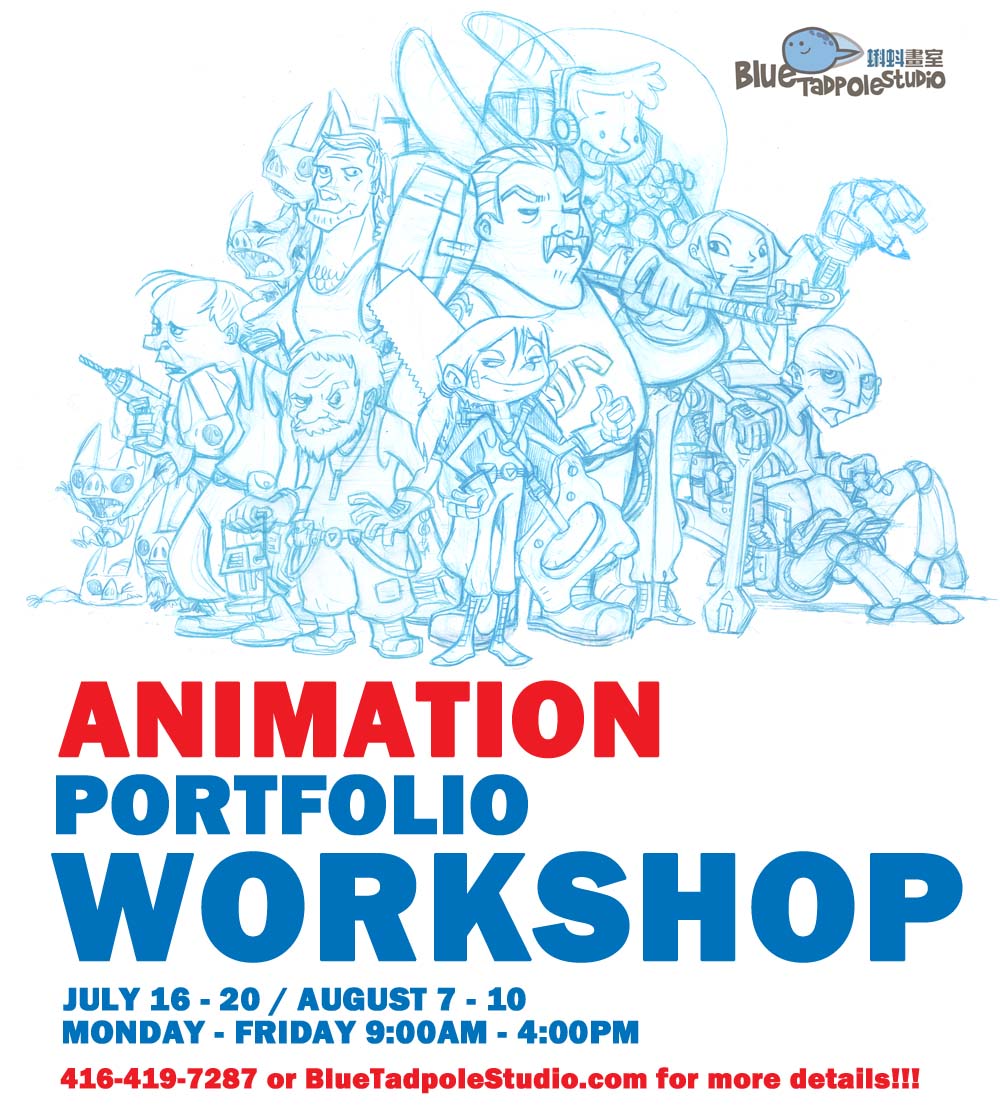 BTS Portfolio class: Animation Portfolio 5 days Workshop!