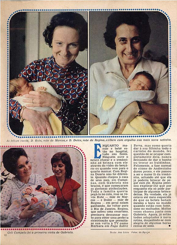 REGINA DUARTE (NAMORADINHA DO BRASIL): REGINA DUARTE E GABRIELA DUARTE ...