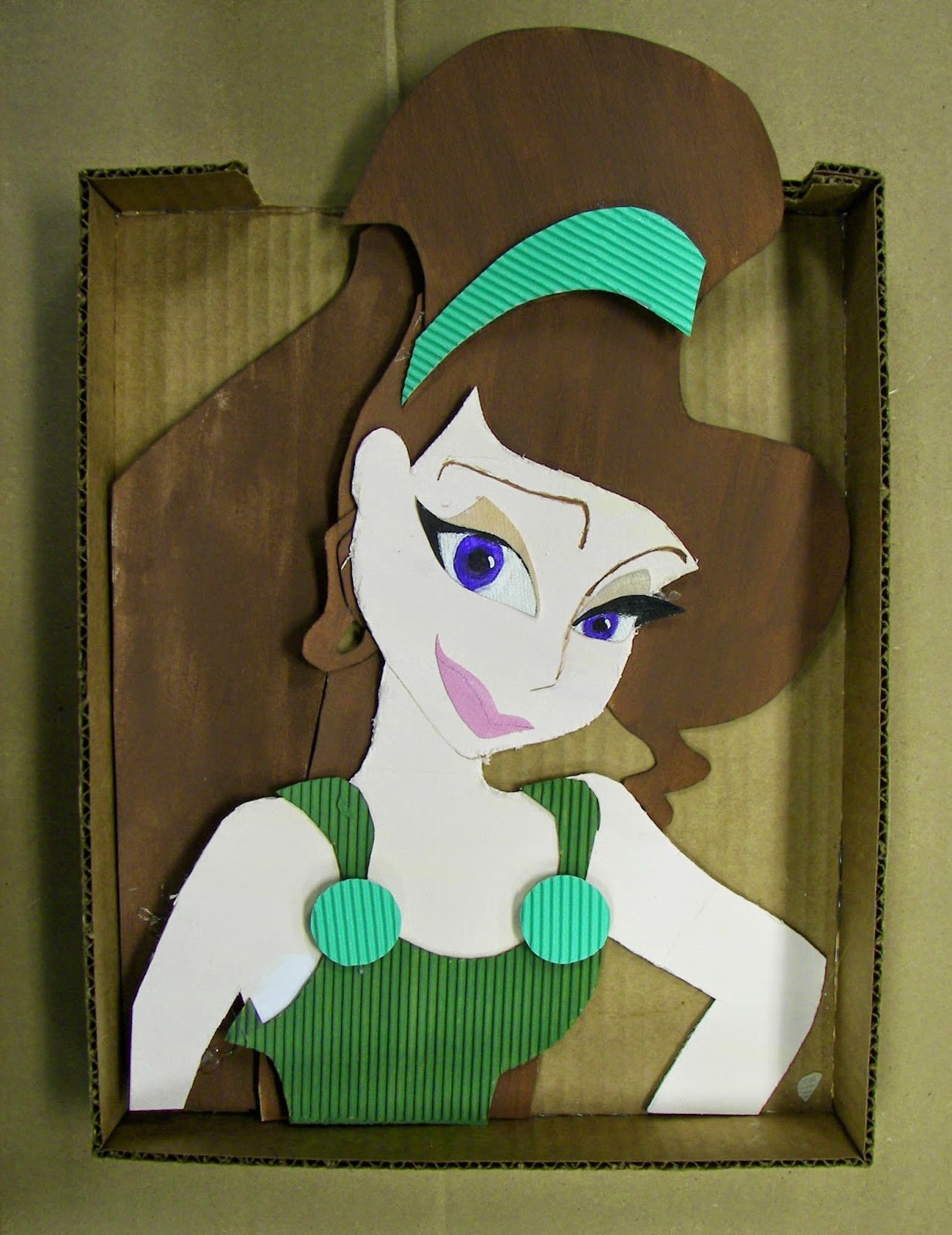 The Rolling Artroom: 3D Cardboard Characters (Jr/Sr High School General ...